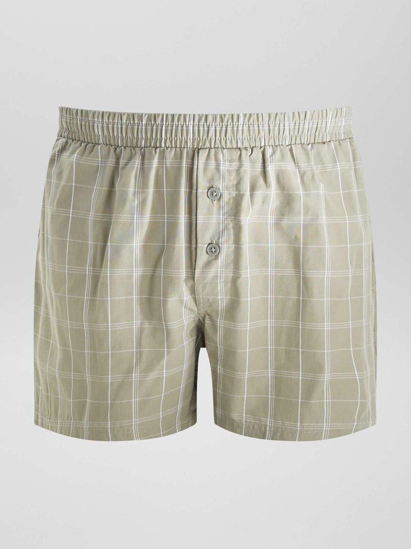 3 caleçons - Vert - Kiabi - 12.80€