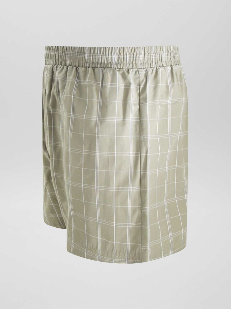 3 caleçons - Vert - Kiabi - 12.80€