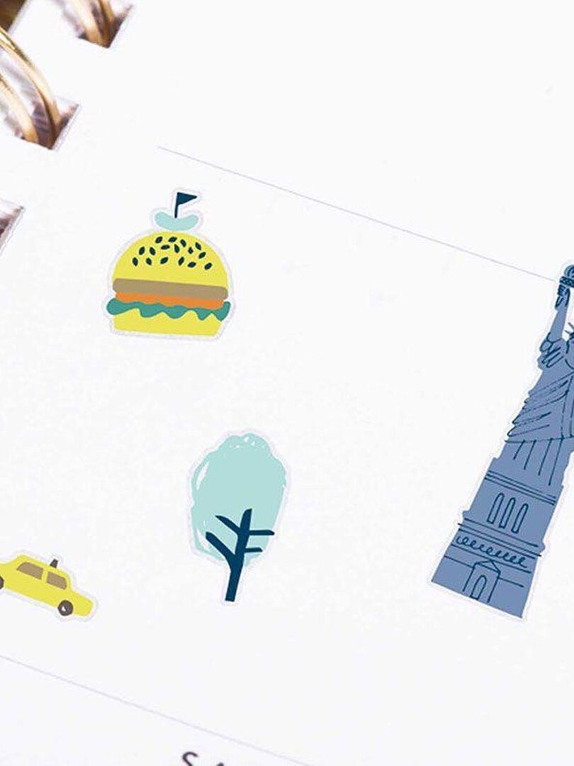 70 stickers en gel transparent New-York - N/A - Kiabi - 8.00€