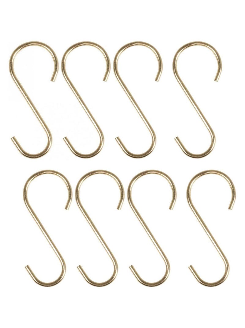 8 crochets métalliques dorés en S - 6,1 x 2,6 cm - Rayher - Doré/or - Kiabi - nu€