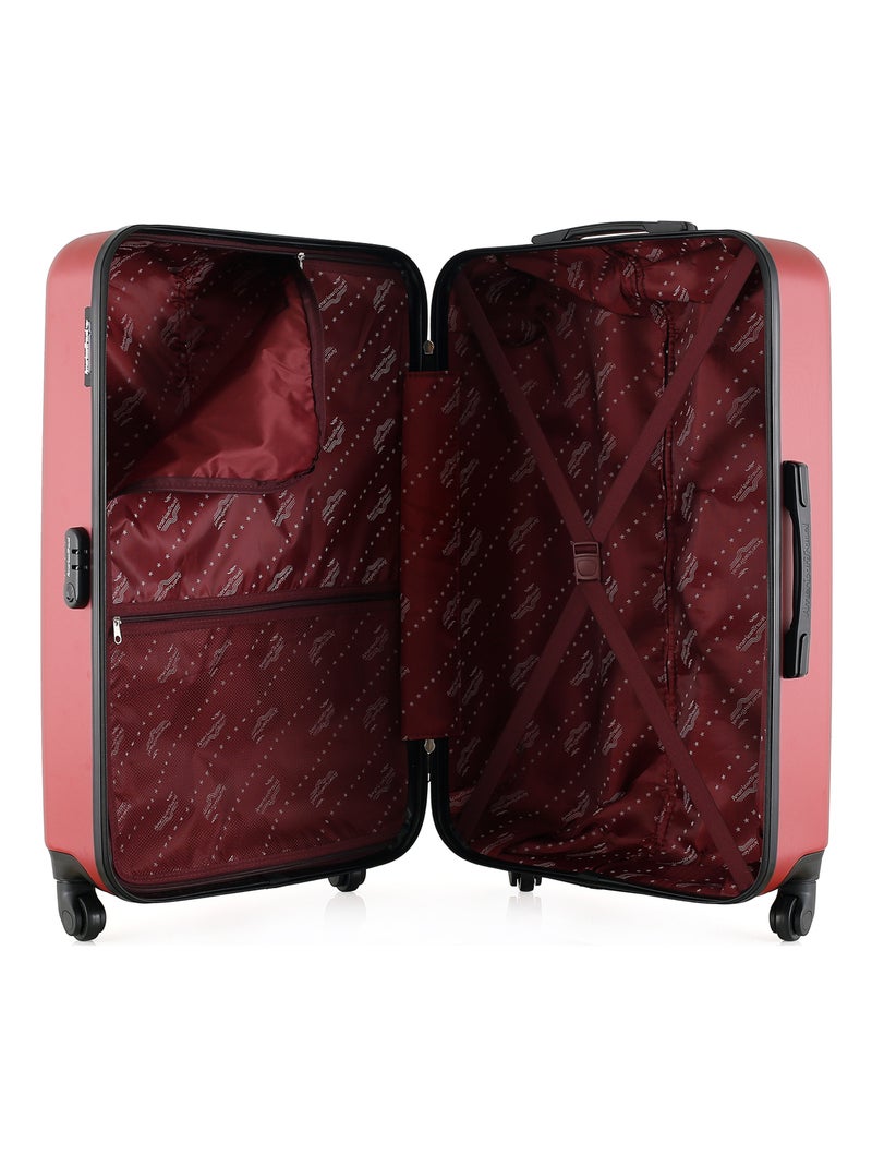 AMERICAN TRAVEL - Valise Grand Format BROOKLYN 75 cm 4 Roues - Bordeaux ...