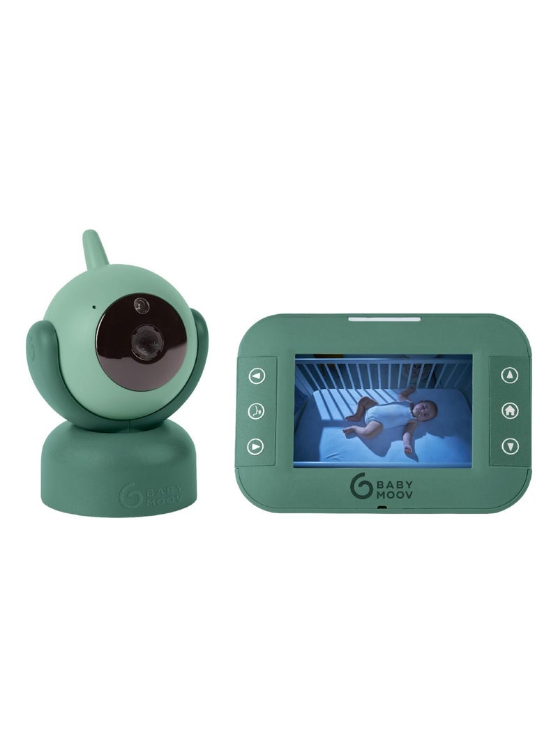 Babyphone vidéo Yoo Twist avec caméra rotative 'Babymoov' - Vert - 0.00 ...
