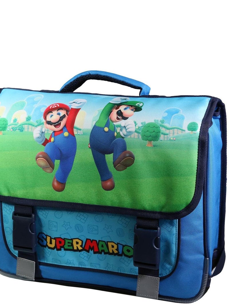 BAGTROTTER Cartable 38 cm Super Mario Bleu - Bleu - Garçon - 0.00€ - Kiabi