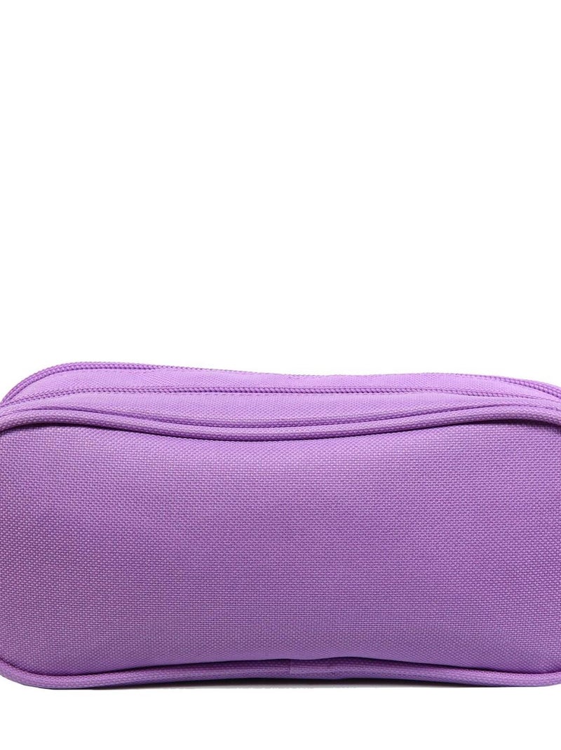 BAGTROTTER Trousse scolaire 2 compartiments Phileas Violette Licorne ...