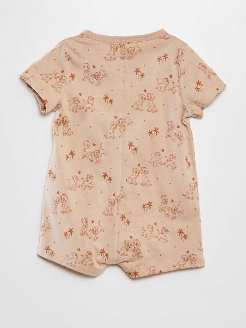 Barboteuse + chapeau 'Disney' - BEIGE - Kiabi - 15.00€