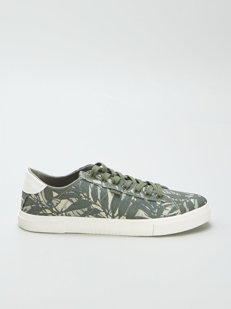 Basket Basse En Toile Homme