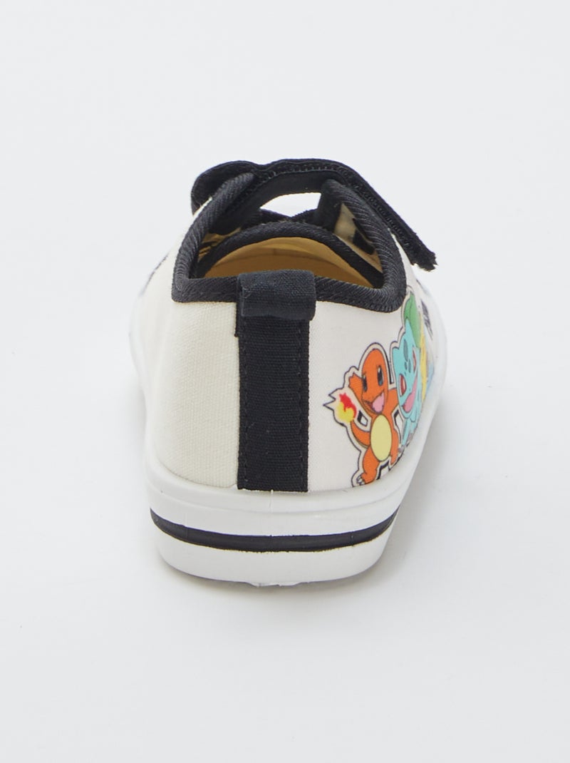 Baskets basses en toile 'Pokémon' - BEIGE - Kiabi - 17.00€