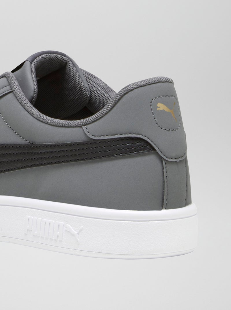 Baskets basses 'Puma' 'Smash Buck' - Gris - Kiabi - 55.00€