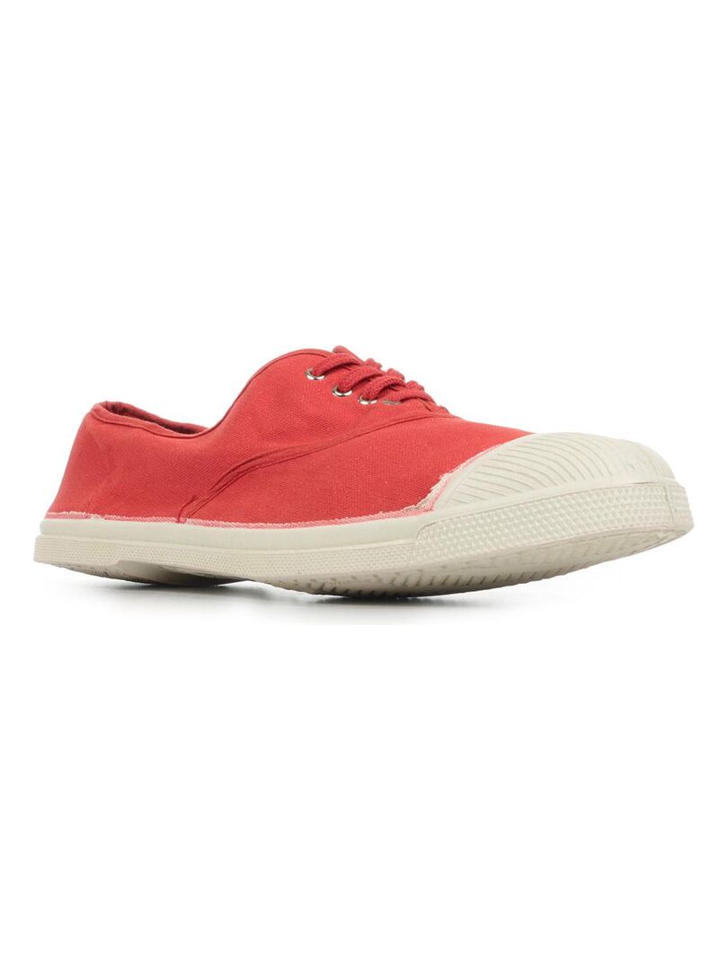 Baskets Bensimon Lacet - Rouge - Kiabi - 34.95€