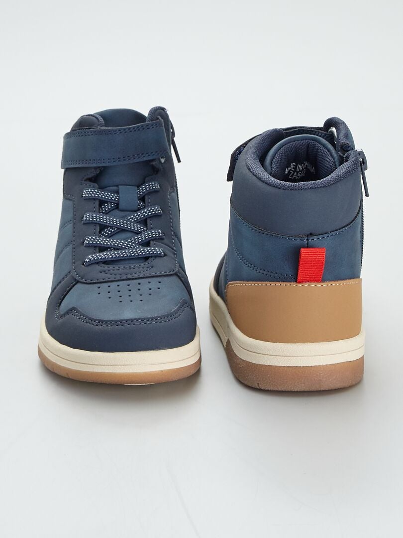 Baskets montantes - Bleu - Kiabi - 18.00€