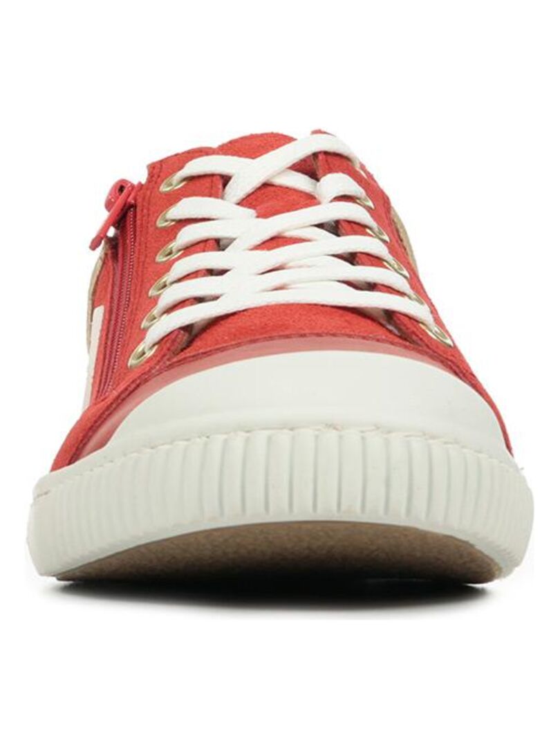 Baskets PATAUGAS Bisk - Rouge - Kiabi - nu€