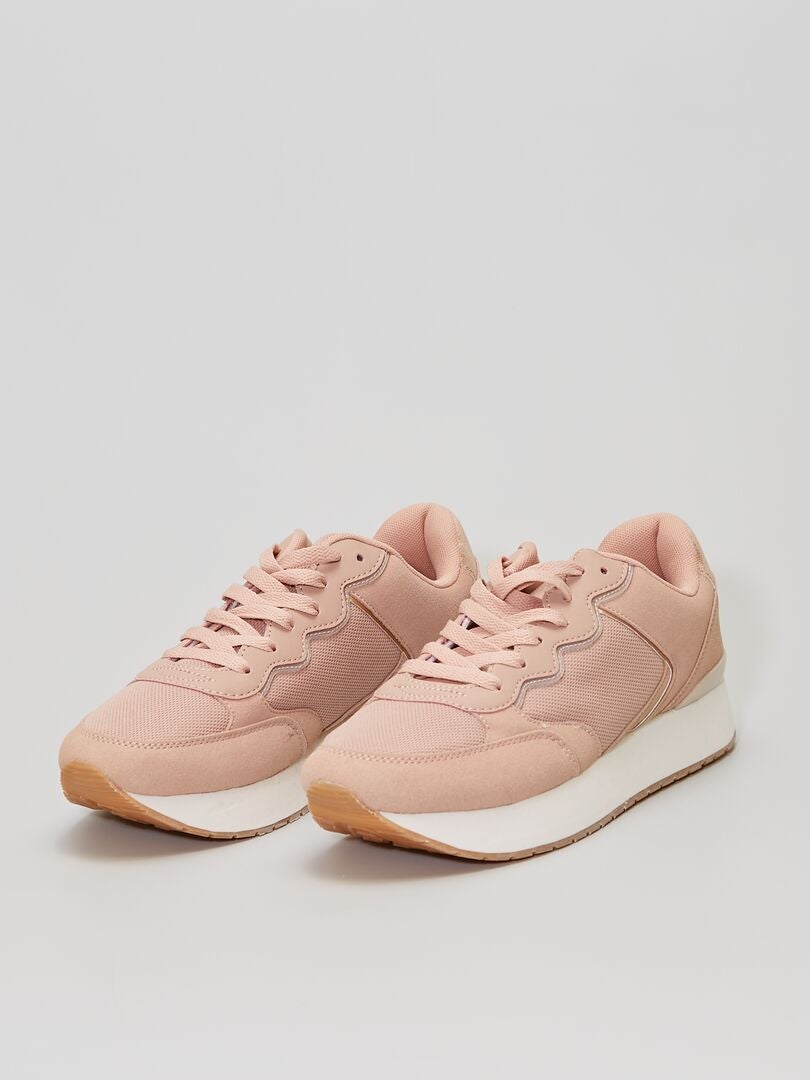 Baskets style running - rose - Kiabi - 20.00€