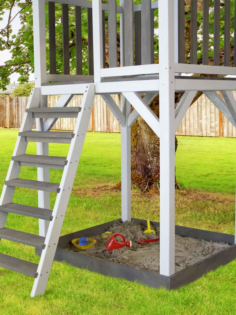 Beach Tower Axi avec échelle de singe et toboggan bleu - Bleu - Kiabi - nu€