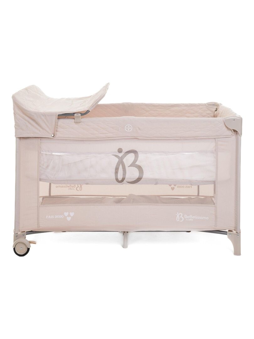 BEBELISSIMO - Lit parapluie bébé - lit pliant - Fais dodo - 2 niveaux ...