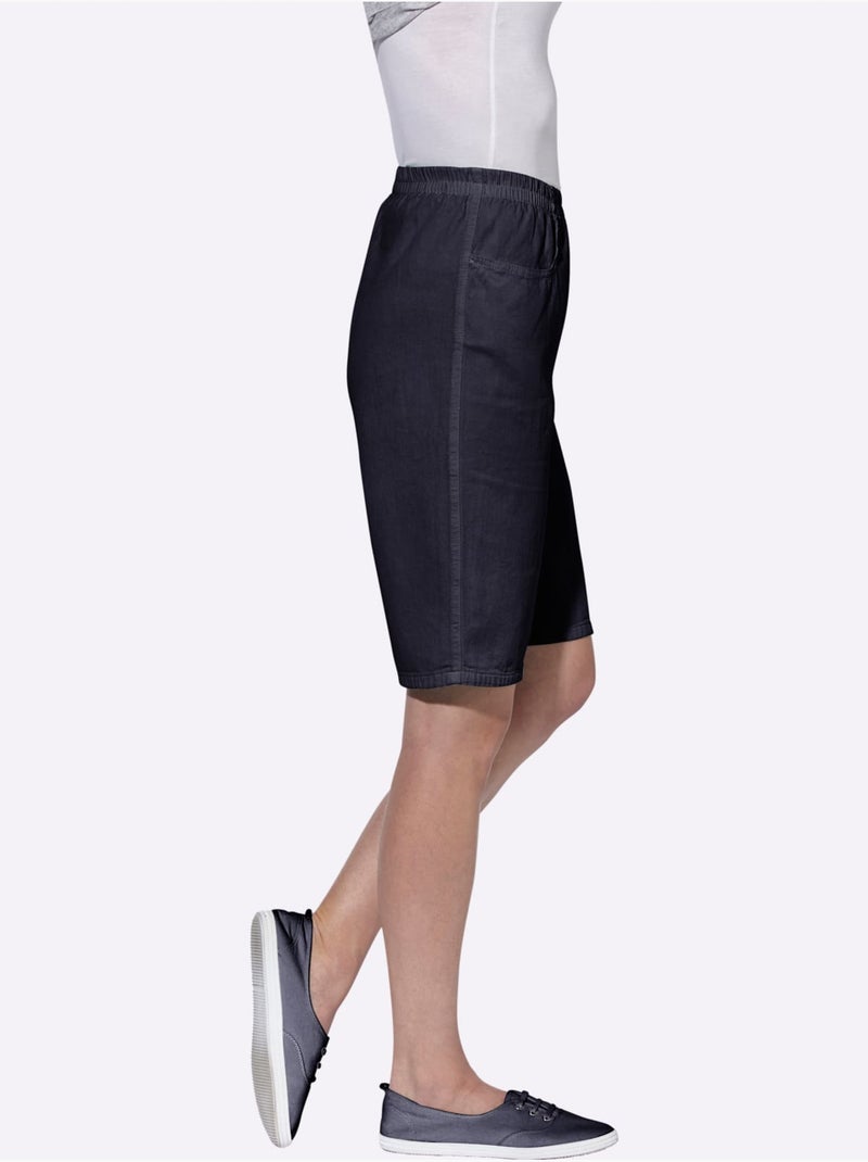 Bermuda Ceinture élastique - Taille Standard - Witt - Bleu marine ...