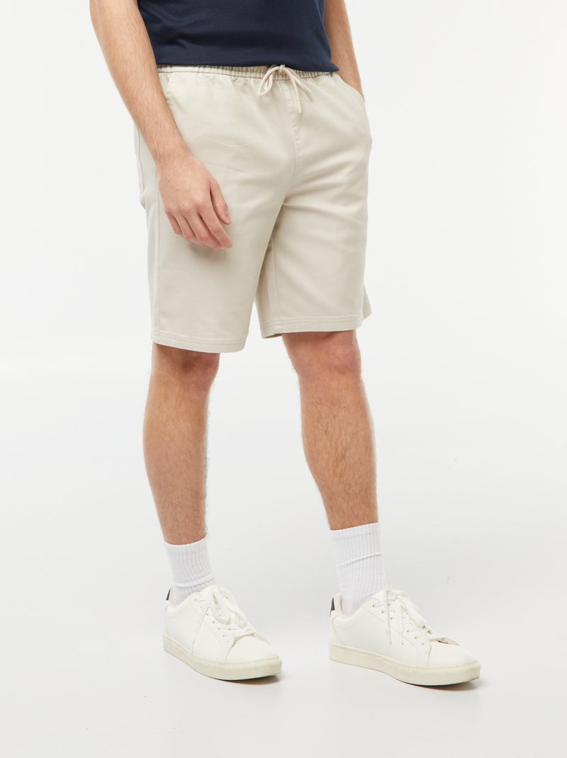 Bermuda chic à coupe droite - Gris - Ado garçon - 8.25€ - Kiabi