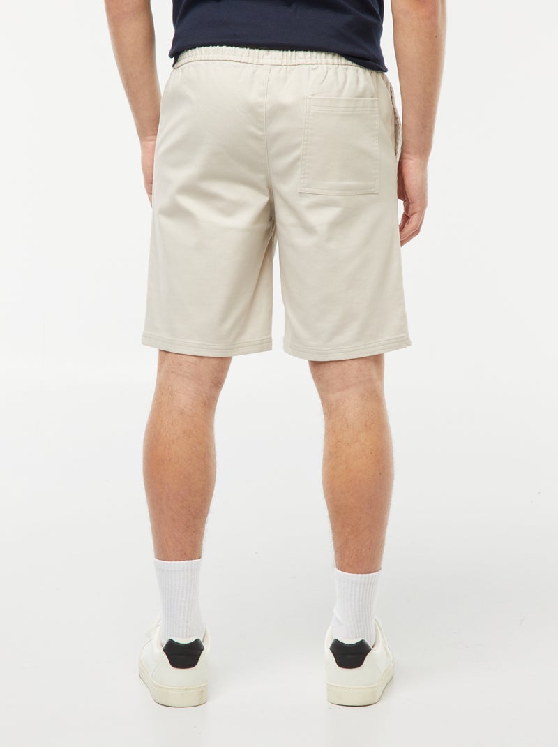 Bermuda chic à coupe droite - Gris - Ado garçon - 8.25€ - Kiabi