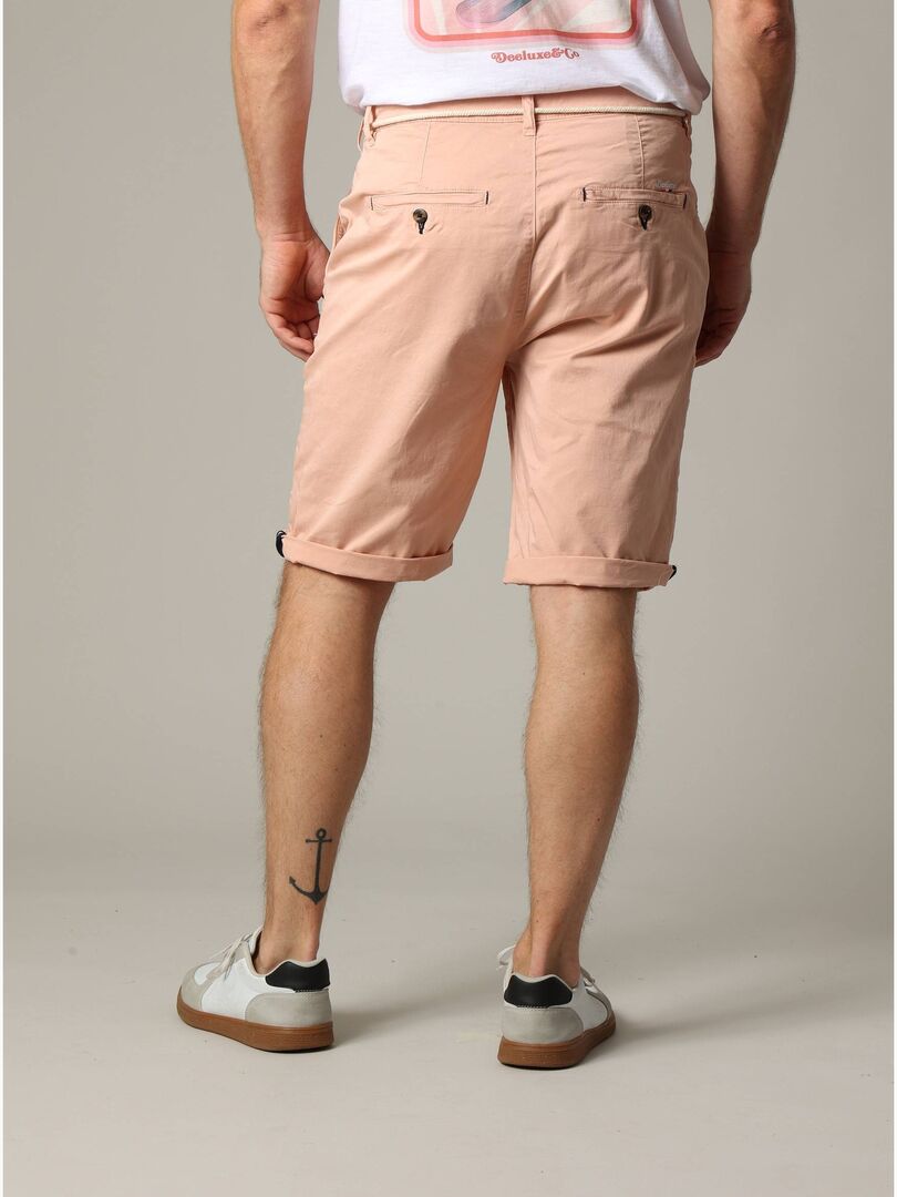 Bermuda en coton pour homme 'Deeluxe' - Vieux rose - Kiabi - 39.99€