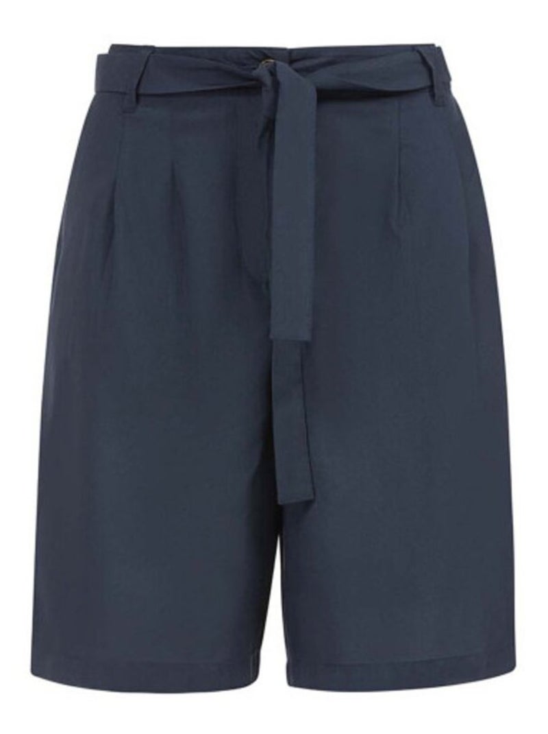 Bermuda long - Terre de Marins - Bleu marine - Femme - 35.00€ - Kiabi