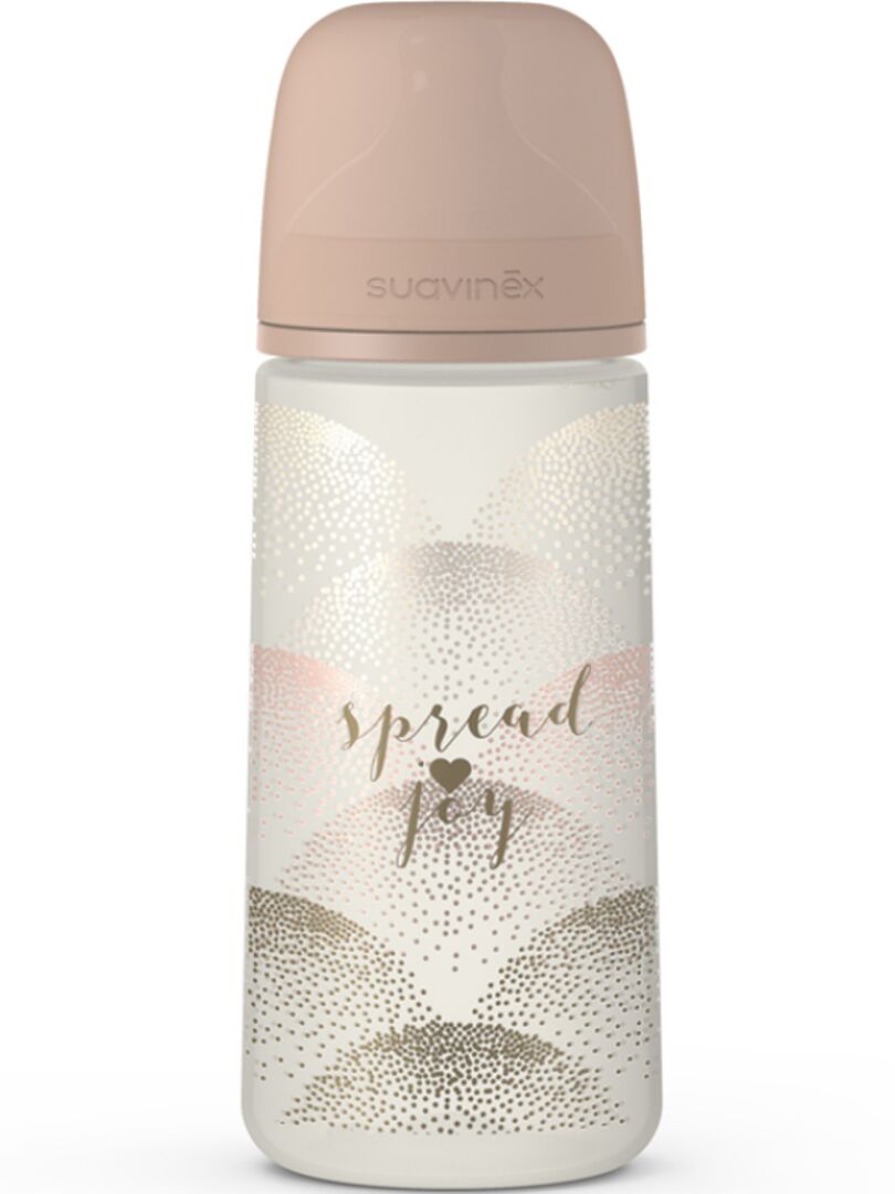 Biberon avec tétine symétrique SX PRO L Joy doré (360 ml) - Rose - Kiabi - nu€