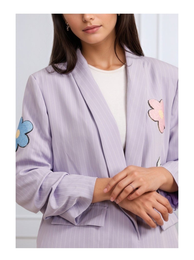 Blazer Kebello - Violet - Femme - 39.99€ - Kiabi