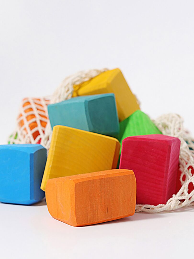 Bloc de construction Arc-en-ciel avec filet - Multicolore - Kiabi - nu€