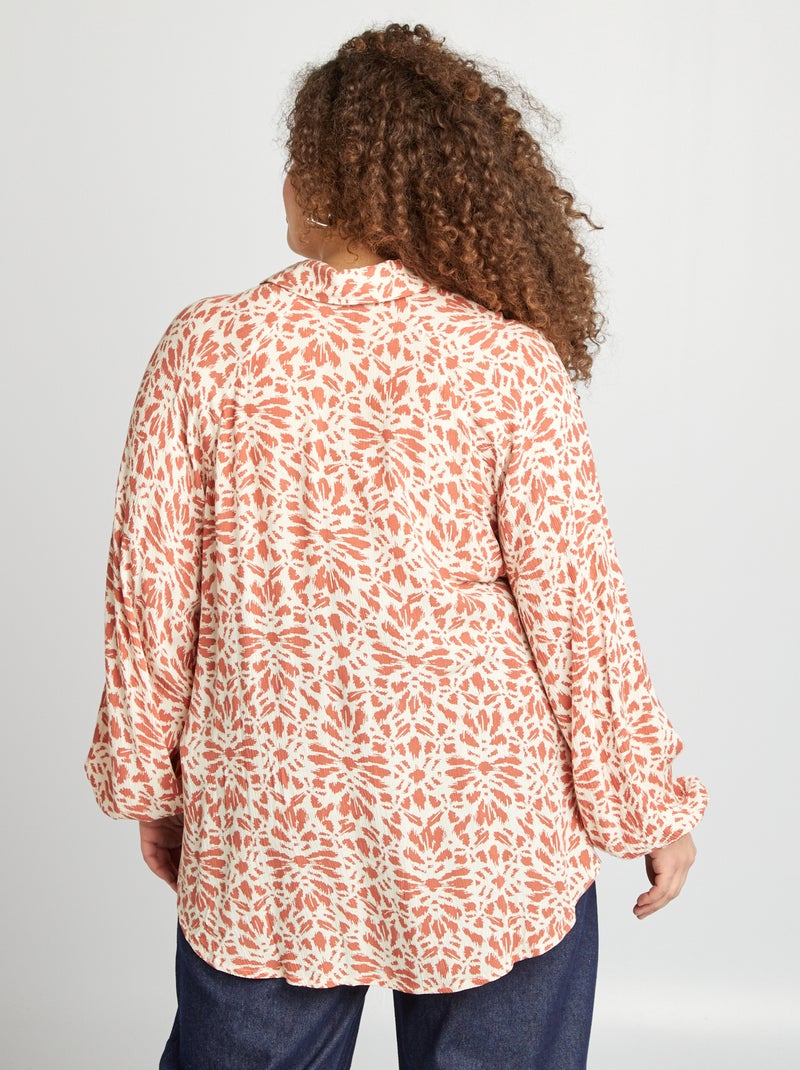 Blouse fluide - ROUGE - Grandes tailles - Femme - 6.00€ - Kiabi