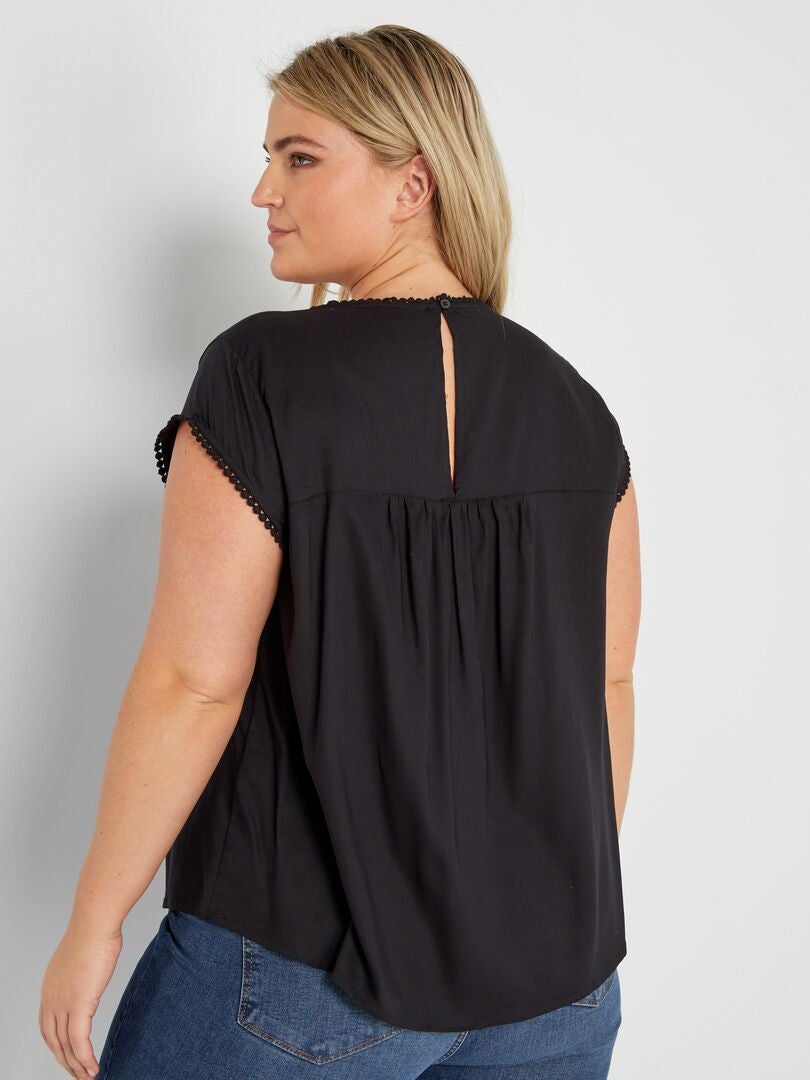 Blouse fluide 'Vero Moda' - noir - Kiabi - 12.50€