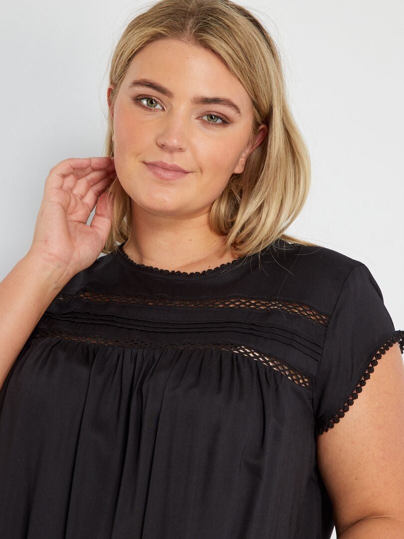 Blouse fluide 'Vero Moda' - noir - Kiabi - 12.50€