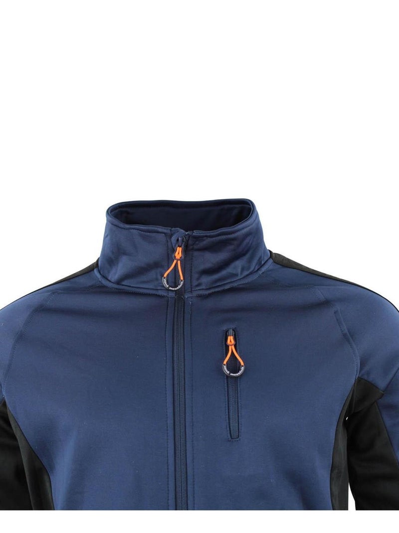 Blouson polarshell CEMON - PEAK MOUNTAIN - Bleu marine - Kiabi - 37.52€