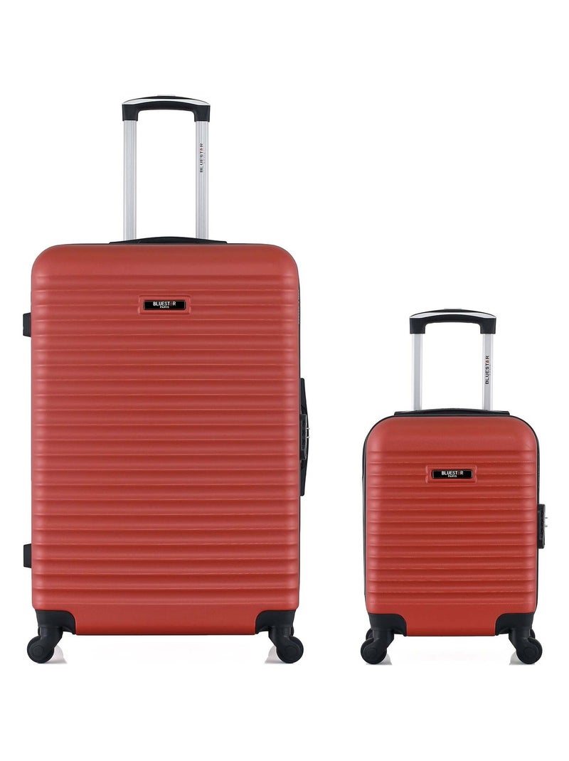 BLUESTAR - LOT DE 2 - Valises grand format et cabine XXS BRAZILIA ...