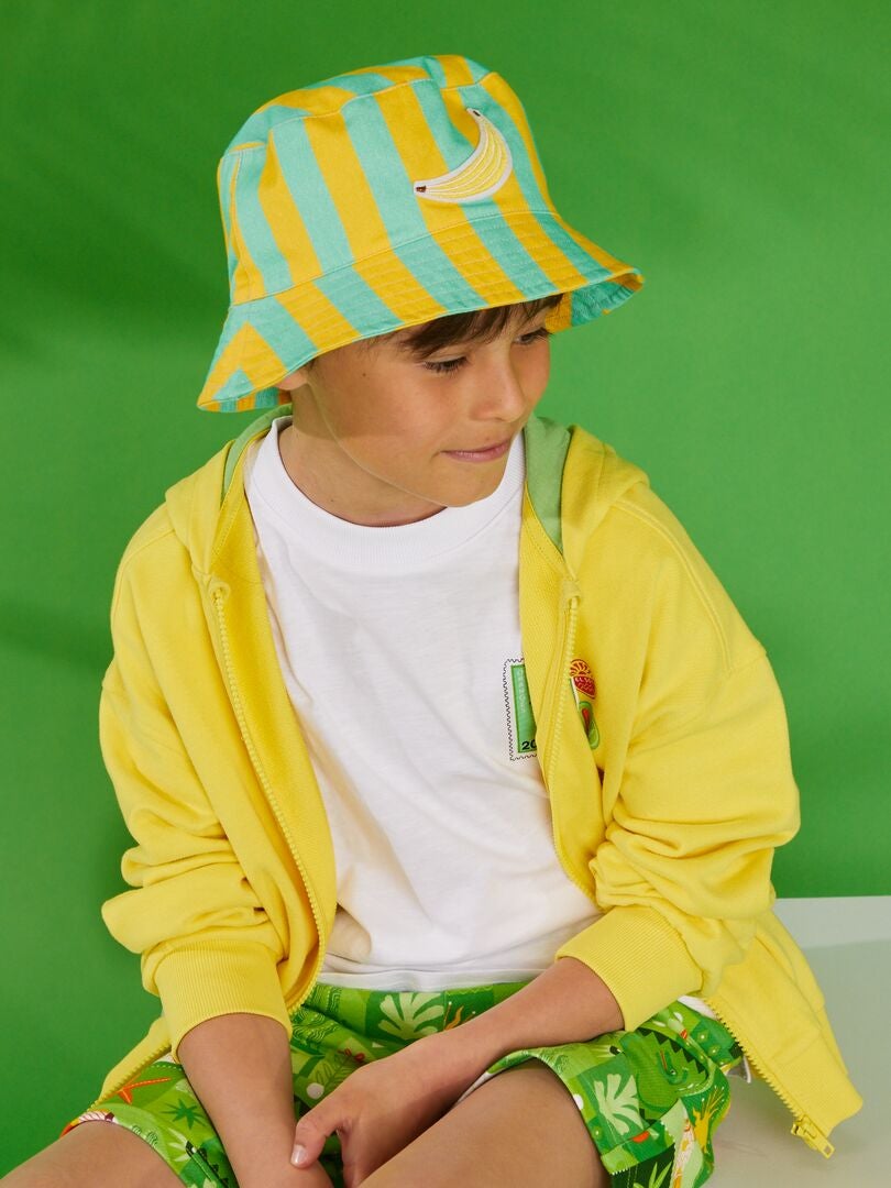Bob imprimé banane X Ariane Butto - Vert - Kiabi - 7.00€ Bob imprimé banane X Ariane Butto - Vert - Kiabi - 7.00€