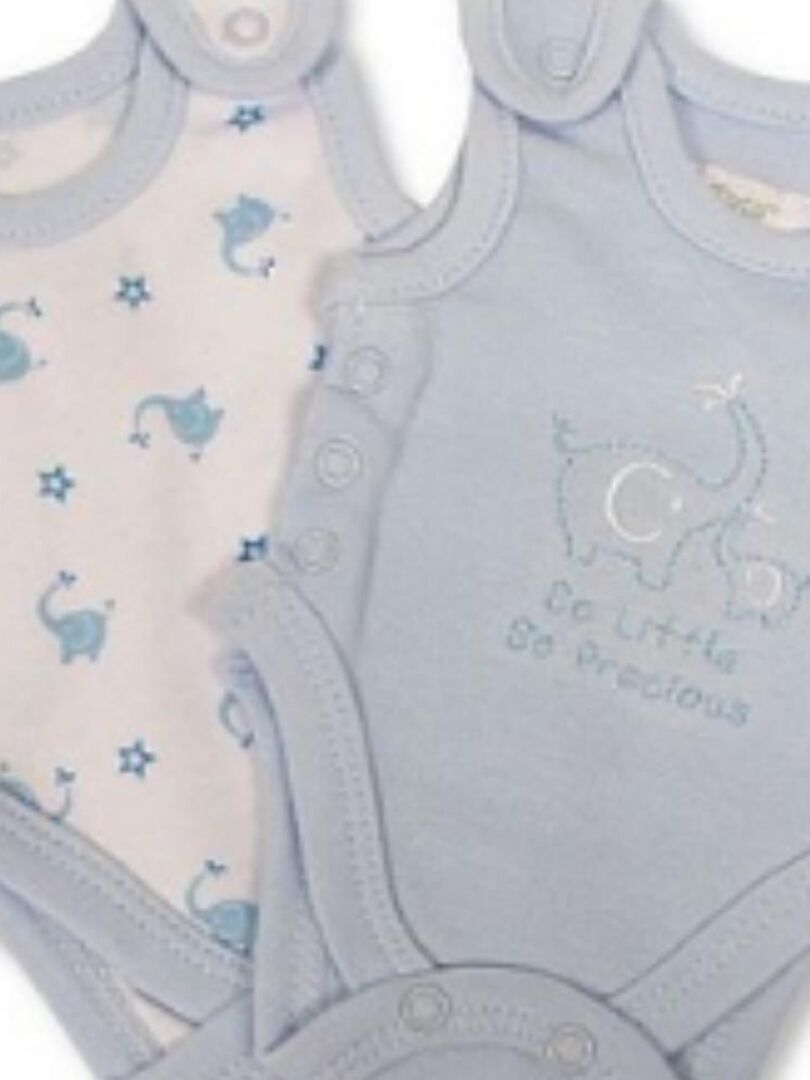 Body Prématuré Bleu - Bébé en couveuse - Bleu ciel - Kiabi - 18.90€