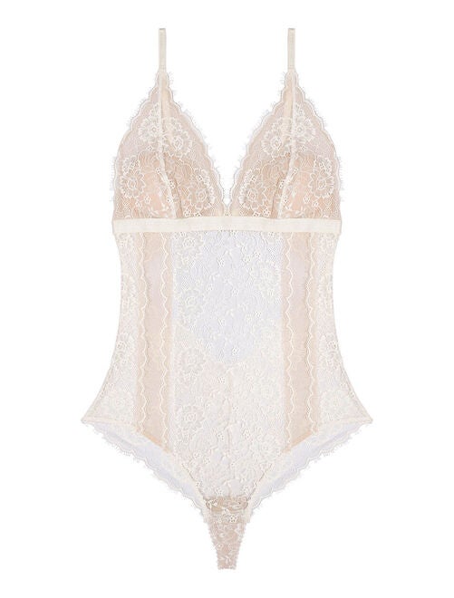 Body blanc dentelle