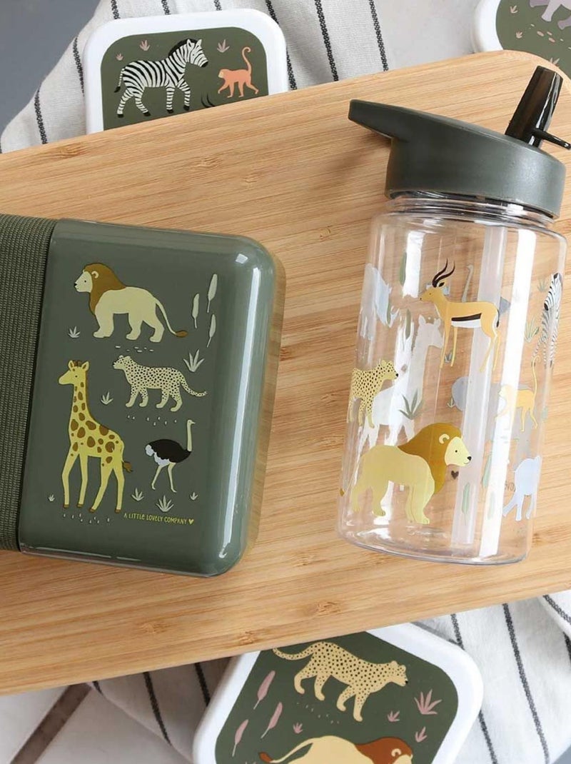Boîte à goûter, lunch box A Little Lovely Company - Kaki - Kiabi - 9.90€