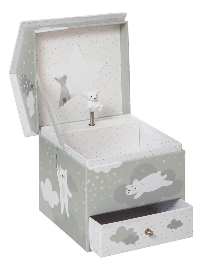 Boite musicale ourson gris - Gris - Kiabi - nu€