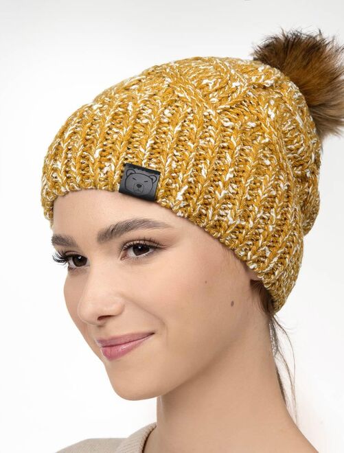 Bonnet - jaune - Kiabi