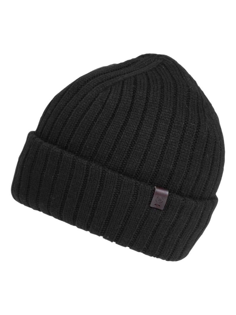Bonnet chaud, doublé polaire - Noir - Kiabi - nu€