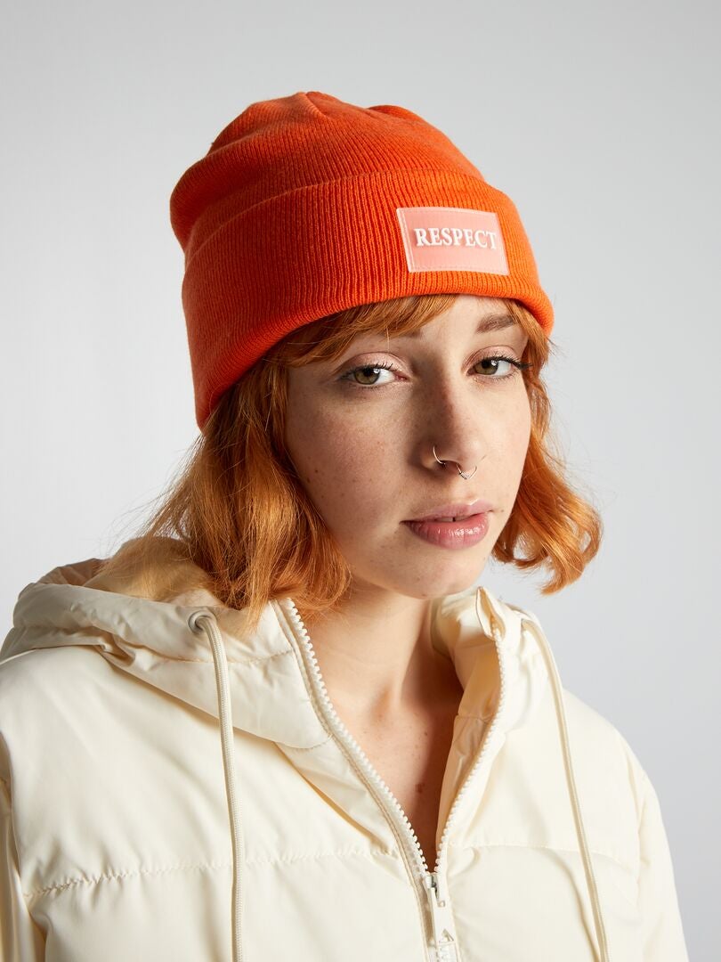 Bonnet classique - Orange - Kiabi - 5.00€