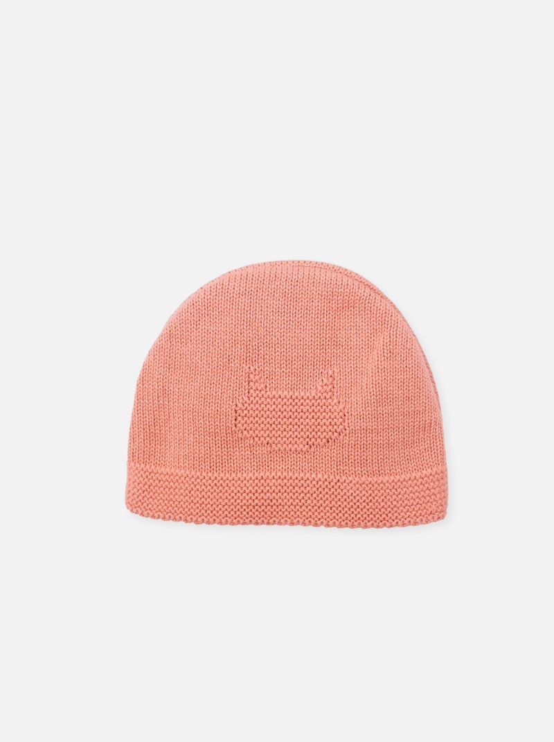 Bonnet en coton - Petits Chats - Rose - Bébé - 14.95€ - Kiabi