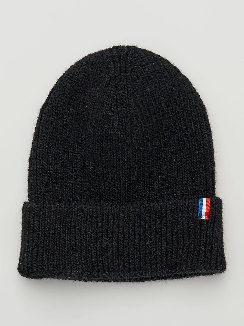 Bonnet made-in-France - noir - Kiabi - 8.50€