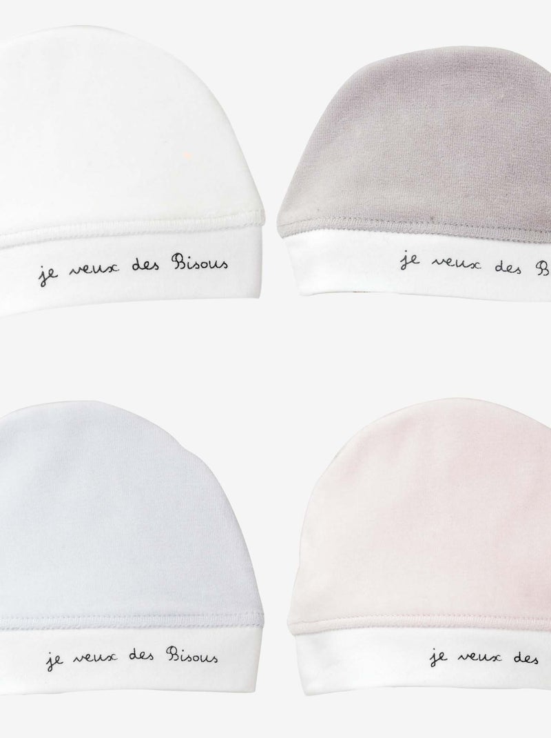Bonnet naissance pour bébé - Gris - Kiabi - 6.99€