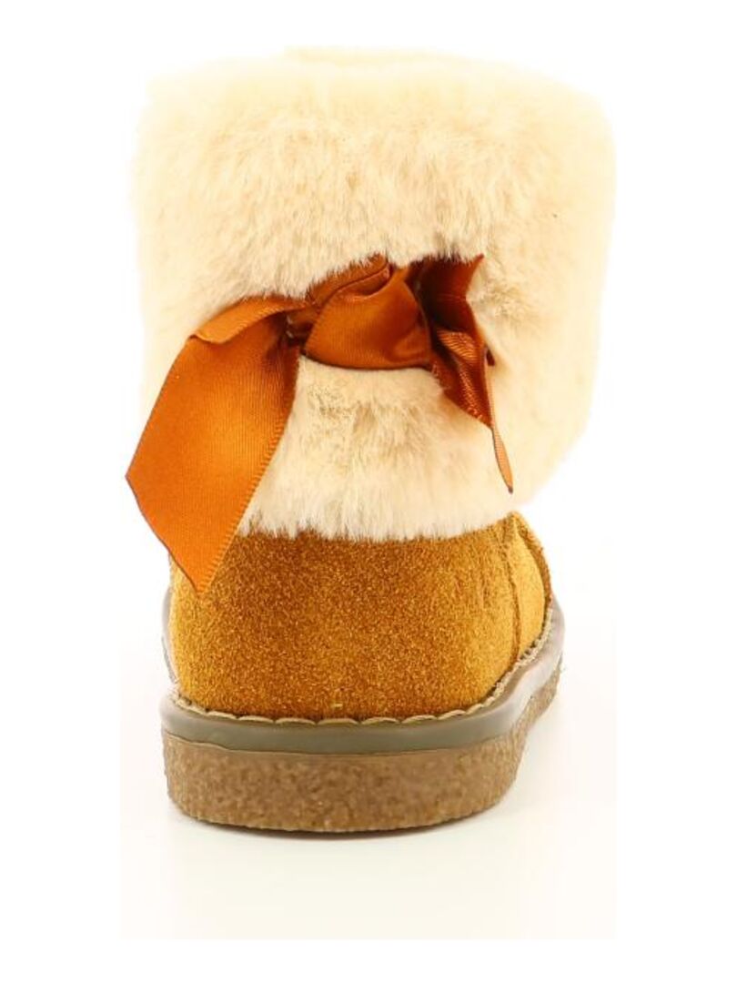 Boots Cuir Stelie - Marron - Kiabi - 59.00€