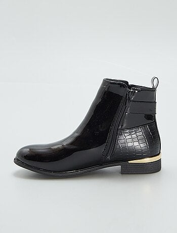 Boots femme, bottines plates ou à talons pour femme pas cher - Kiabi