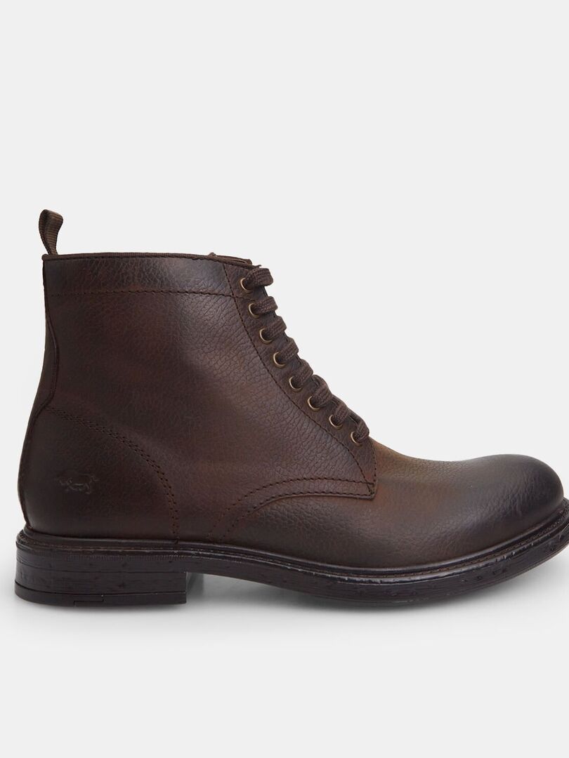 Bottines à lacets en cuir Bata Red Label BATA - Marron - Kiabi - 95.99€