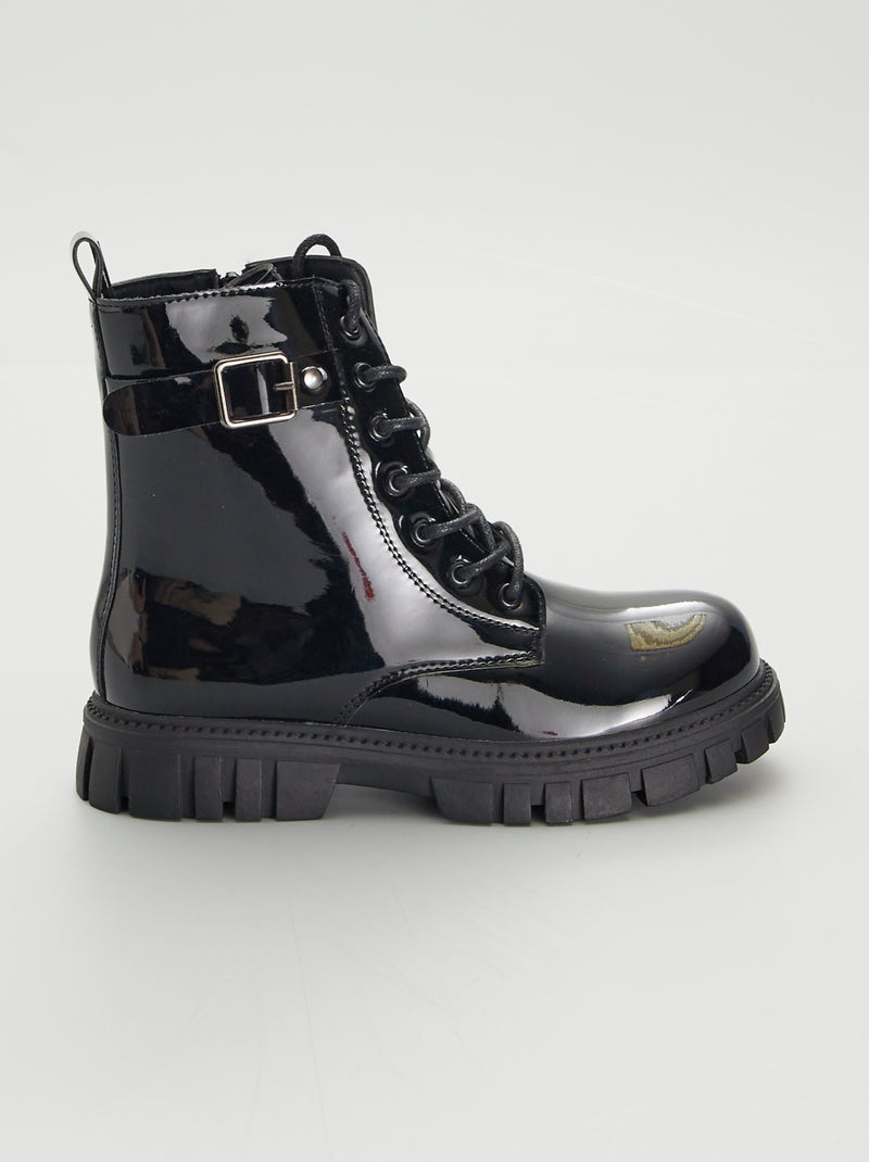 Bottines vernies - NOIR - 28.00€ - Kiabi