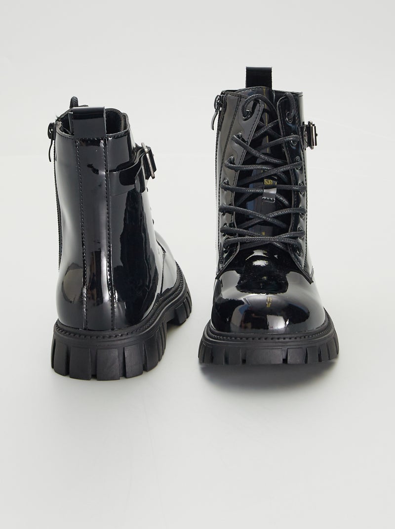 Bottines vernies - NOIR - 28.00€ - Kiabi