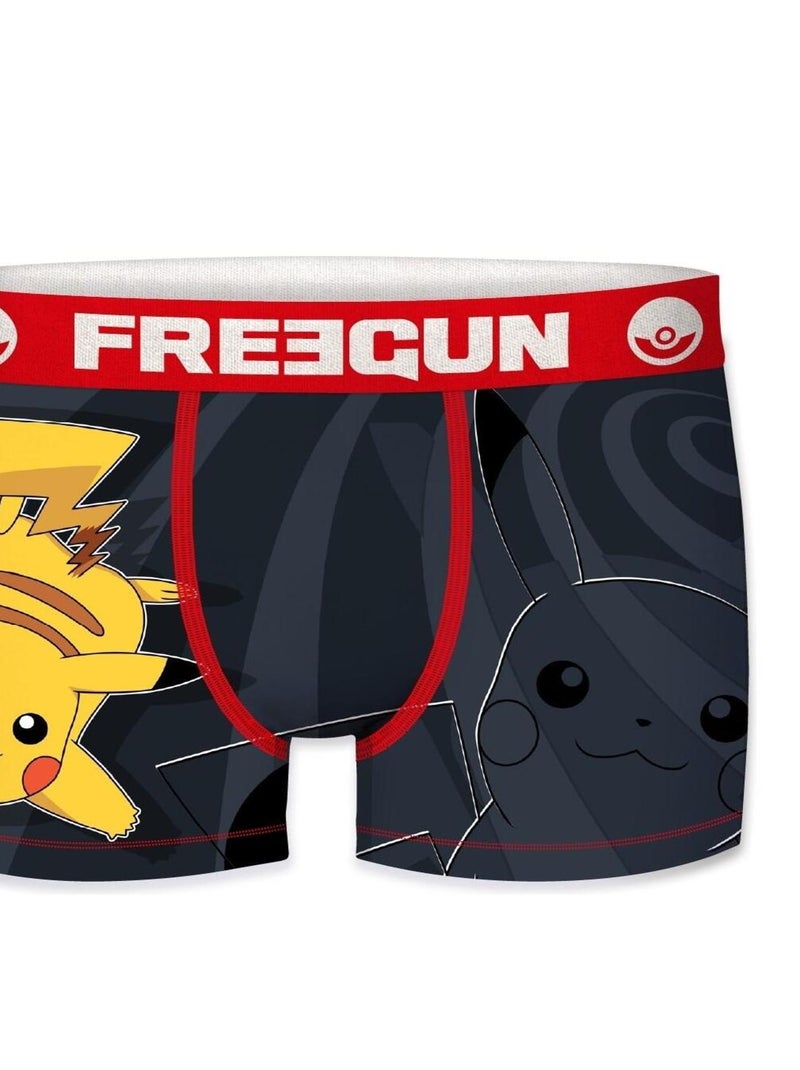 Boxer garçon Pokémon Pikachu Freegun - Jaune - 0.00€ - Kiabi