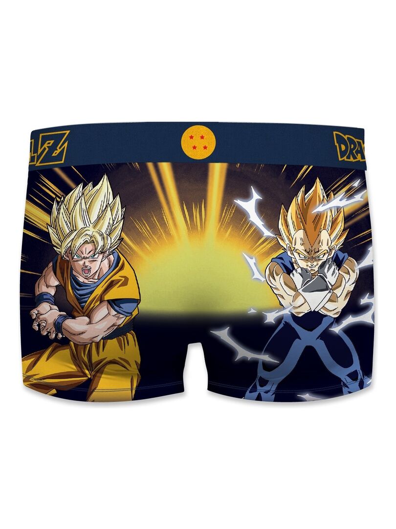 Boxer homme Dragon Ball Z Vegeta X Goku Freegun - Jaune - Kiabi - nu€