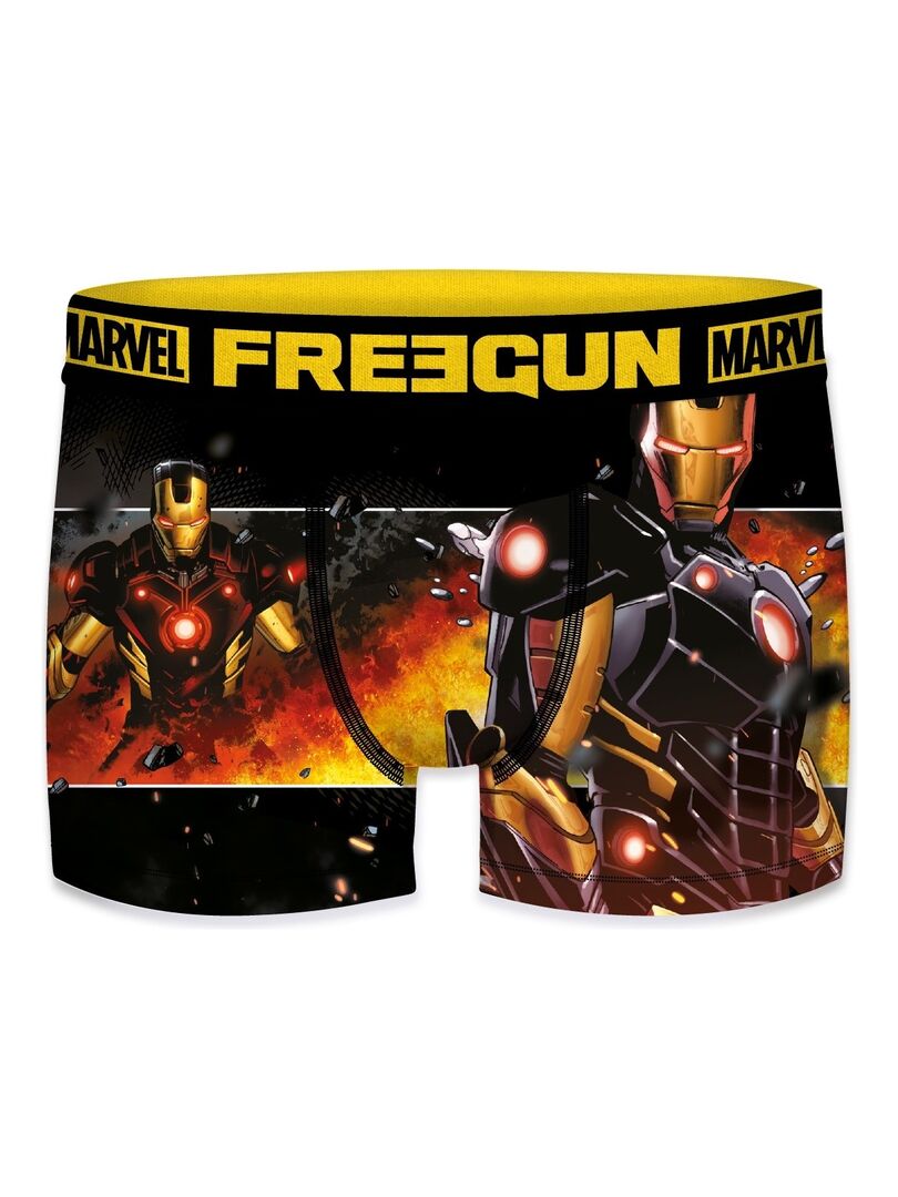 Boxer homme Marvel Iron Man Freegun - Noir - Kiabi - nu€